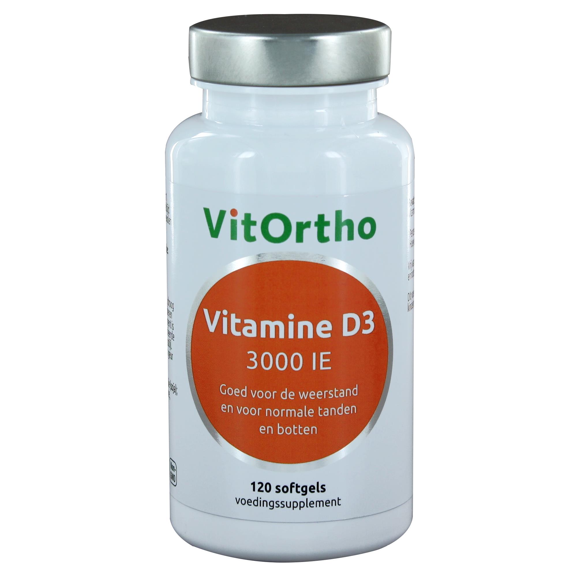 Vitamine D3 (3000 iu) - 120 softgels | NOW2409