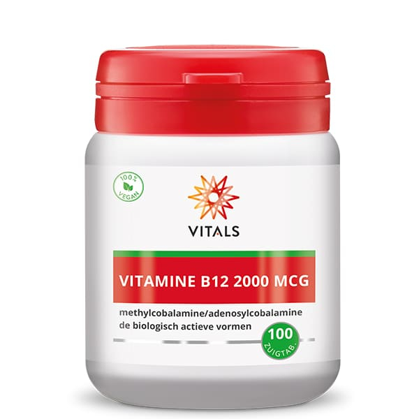 Vitamine B12 - (2000 mcg) - 100 zuigtabl | VITV2498