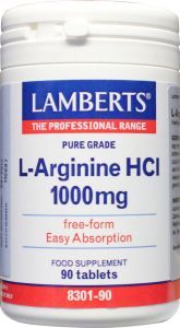 L-Arginine (1000 mg) - 90 tab | LAM8301-90