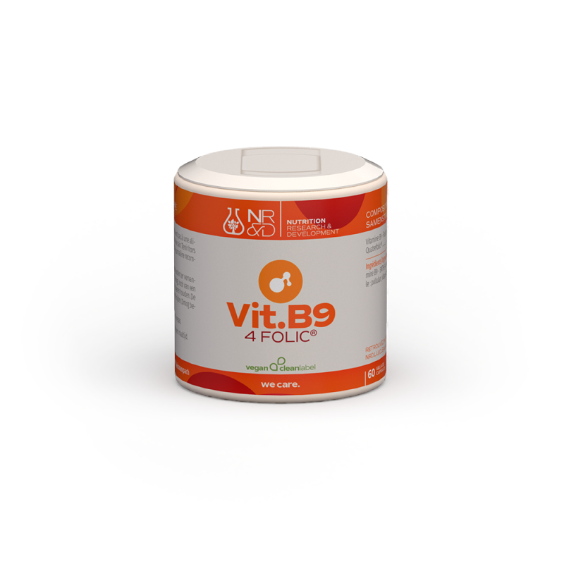 Vit B9 4Folic - 60caps | NRDVITB9