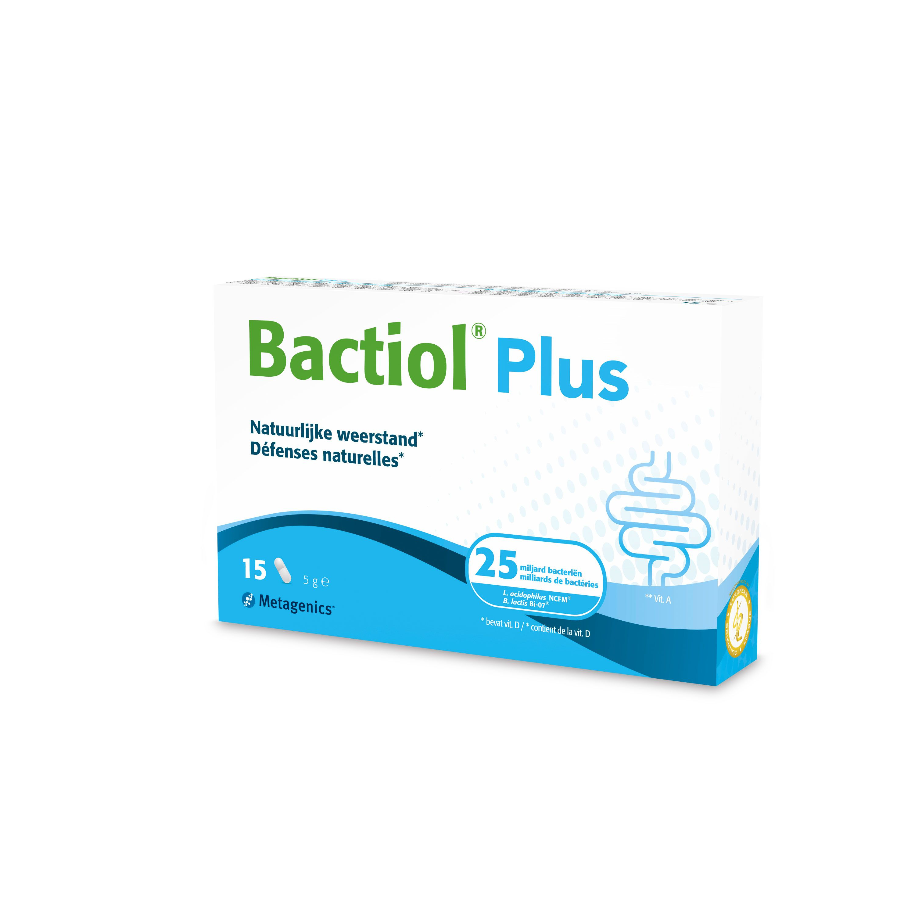 Bactiol Plus - 15 capsÂ°Â° | MET27718